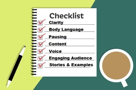 A Teacher's Checklist For Evaluating Students' Public Speaking Skills