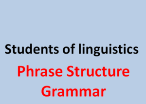 Phrase structure Grammar - Teachingutopians
